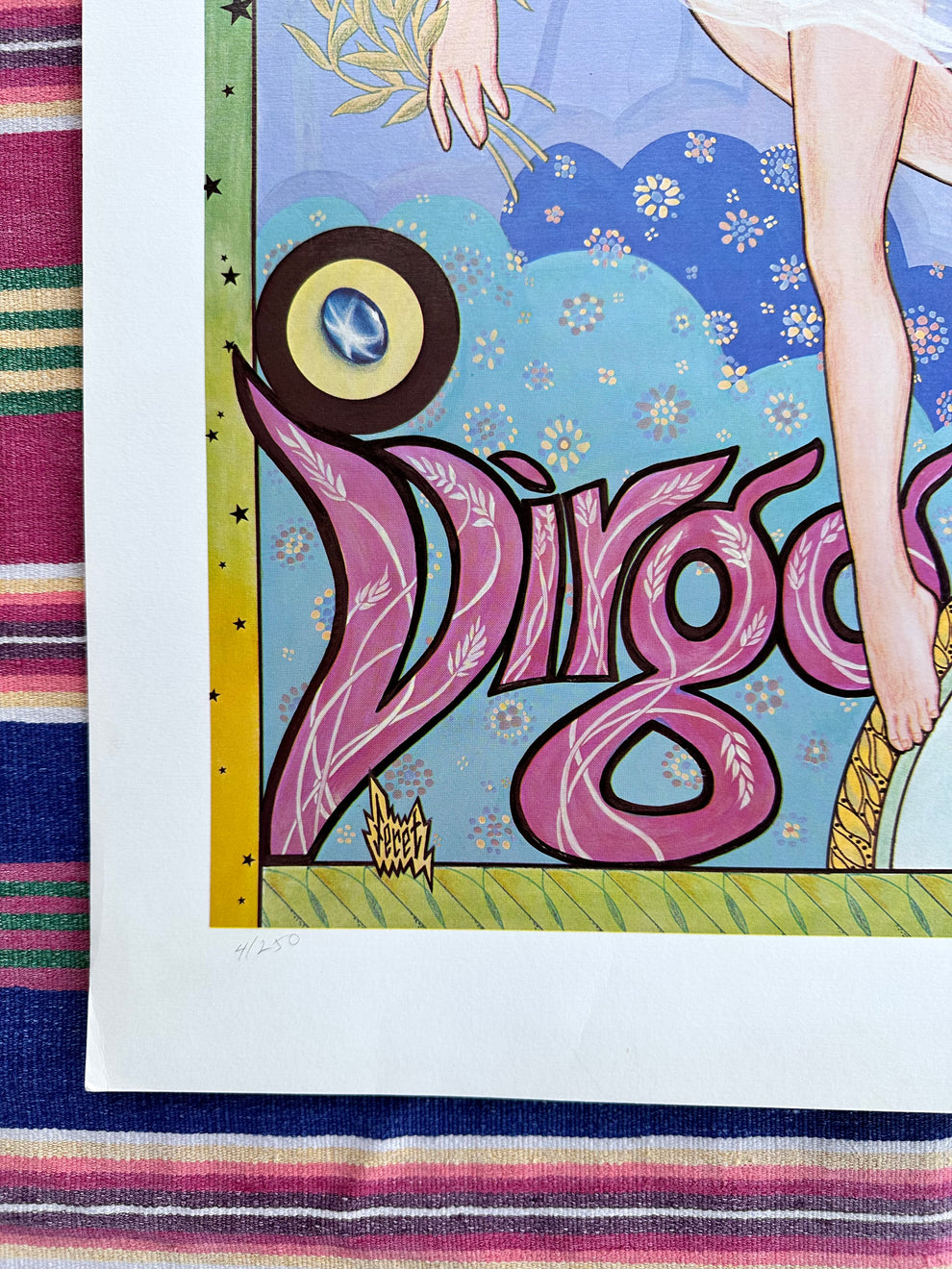 Virgo Astrology Poster – Tiger Snake Vintage